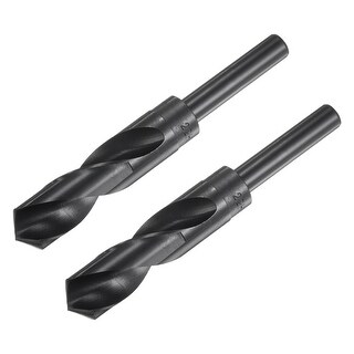 2pcs Black Oxide High Speed Steel 9341 1/2" Reduced Shank Drill Bits - Bed Bath & Beyond - 39031737